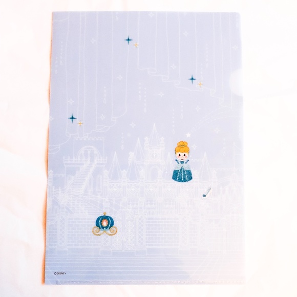 Disney | Office | Disney Cinderella Carriage Clear File Folder | Poshmark
